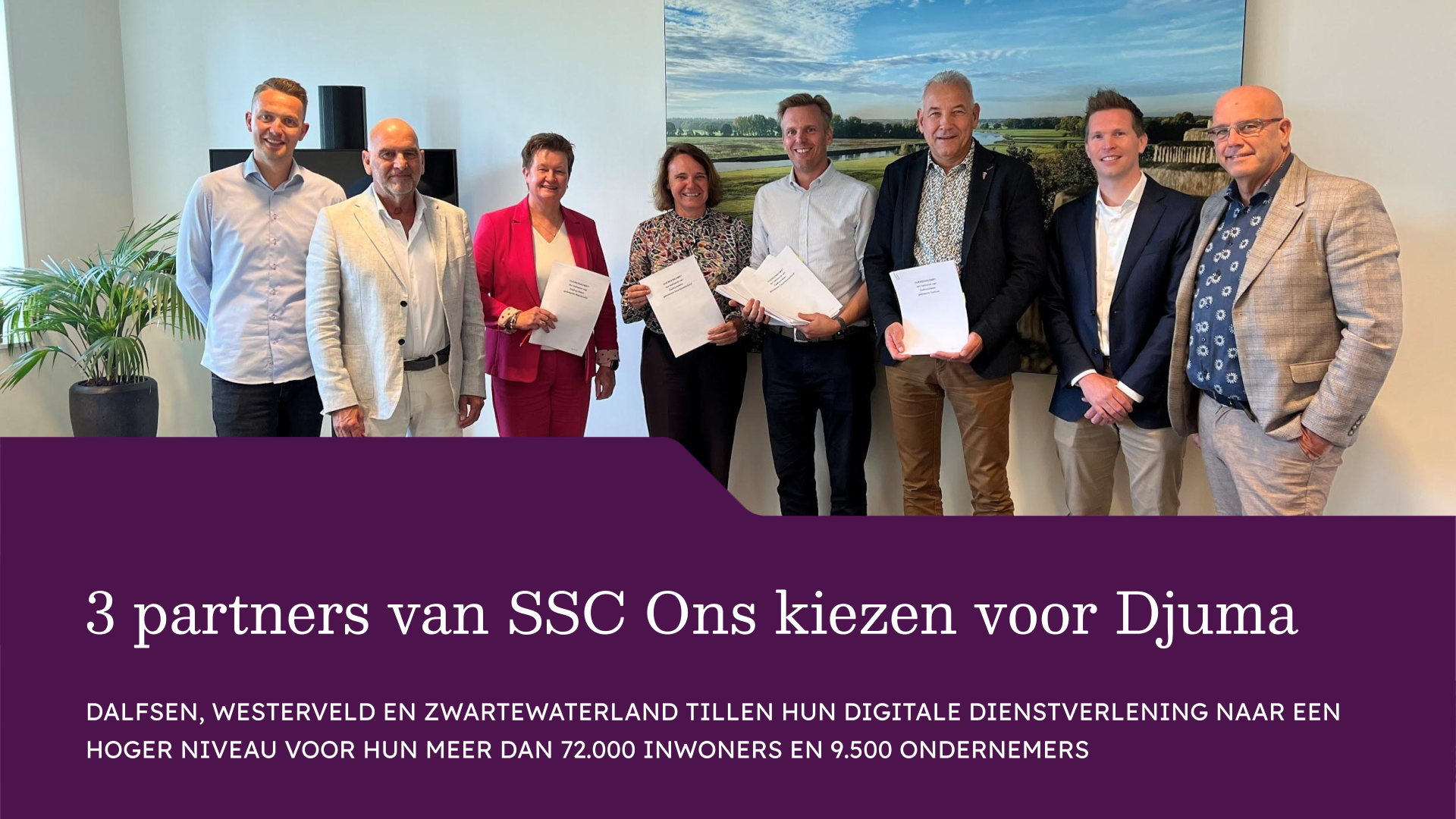 3 partners van SSC Ons kiezen voor Djuma